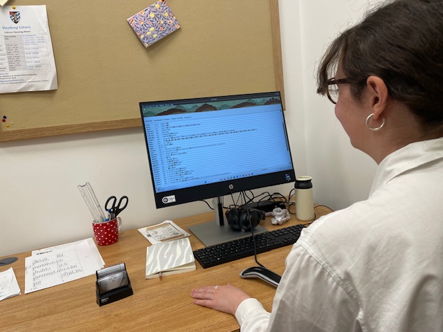 Meet the Team : Amelia – Heythrop Library