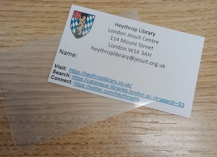News – Heythrop Library